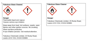Guide to labelling of chemical products, including small packages ...